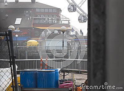 Overview Of Massive Partial Collapse Of Pier 58 At Elliott Bay, Seattle ...
