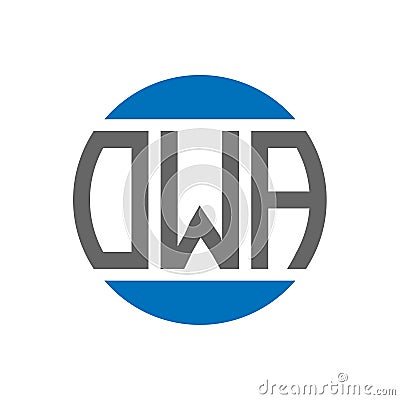 OWA Letter Logo Design On White Background. OWA Creative Initials ...