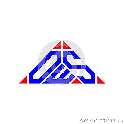 OWS Letter Logo Creative Design With Vector Graphic, OWS ...