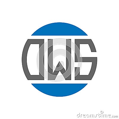 OWS Letter Logo Design On White Background. OWS Creative Initials ...