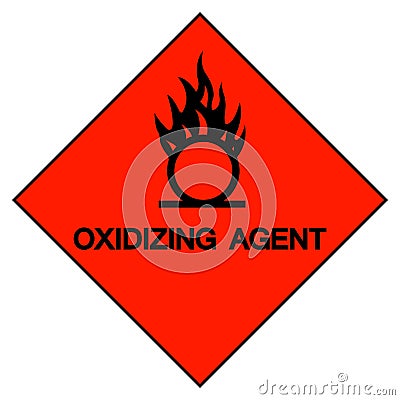 Oxidizing Agent Symbol Sign, Vector Illustration, Isolate On White ...