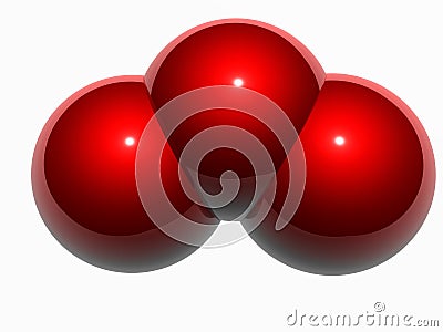 Ozone Molecule 3D Stock Images - Image: 9035724