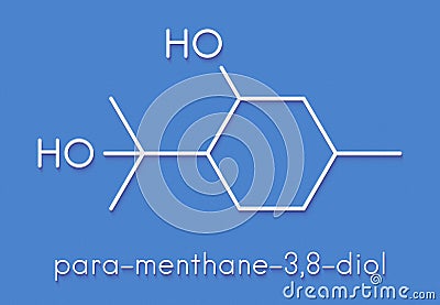 P-Menthane-3-8-diol PMD, Menthoglycol Insect Repellent Molecule ...