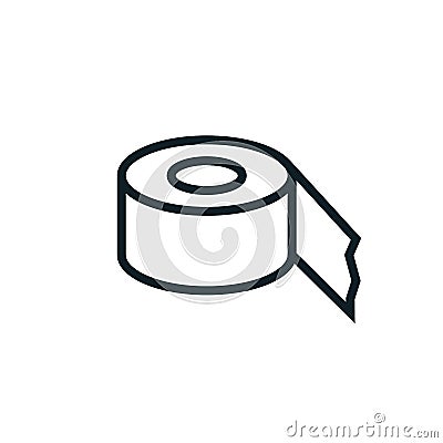 Packing Tape Line Icon. Clipart Image Cartoon Vector | CartoonDealer ...