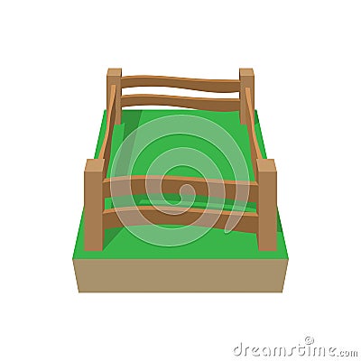 Paddock Cartoon Icon Royalty-Free Stock Photography | CartoonDealer.com ...