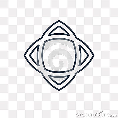 Paganism Vector Icon On Transparent Background, Linear | CartoonDealer ...