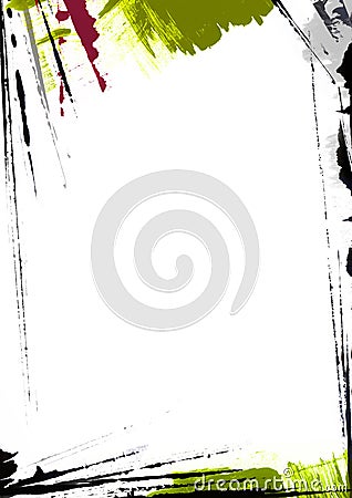 Page Border Painting Stock Image - Image: 25652461