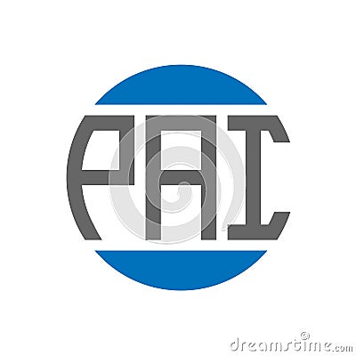 PAI Letter Logo Design On White Background. PAI Creative Initials ...