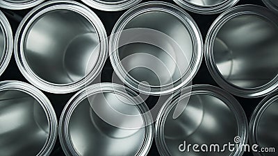 Top view, one empty can stock footage. Video of interior - 176317780