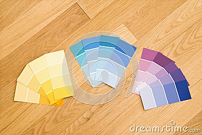 Paint Color Swatches. Stock Photos - Image: 3533253