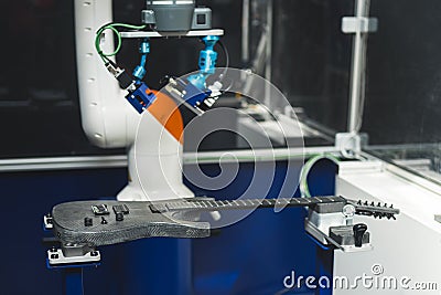 Paint Control - Using Robot Arm, Checking The Gray Color Guitar ...