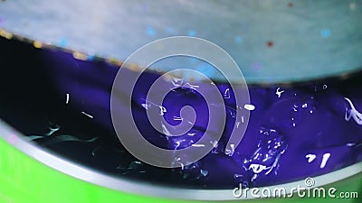 Paint Mixing, Paint Mixing Process, Factory Color Stock Footage - Video ...
