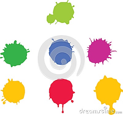 Paint Splat Vector Illustration | CartoonDealer.com #6845614