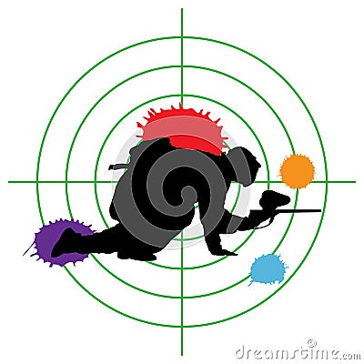 Paintball Target Stock Images - Image: 14785804