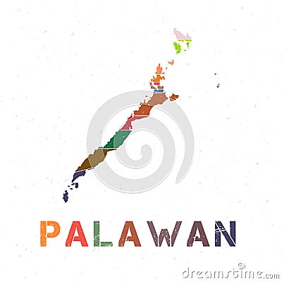 Palawan Map Design. Vector Illustration | CartoonDealer.com #262149850