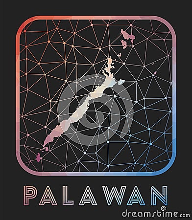 Palawan Map Design. Cartoon Vector | CartoonDealer.com #177793343