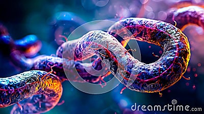 Pale Treponema, A Species Of Gram-negative Spirochetes, Is The ...