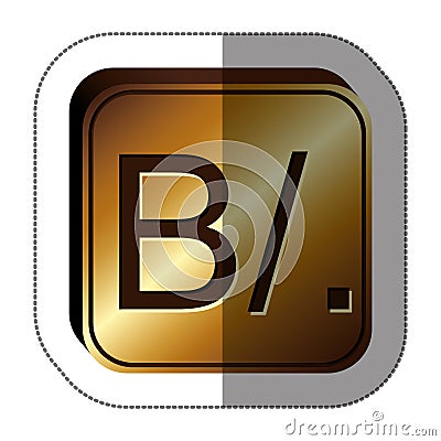 Panamanian Balboa Currency Symbol Icon Stock Illustration ...