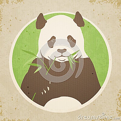 Panda Bear Cute Animal Number Two with Cartoon Baby Illustration Stock ...