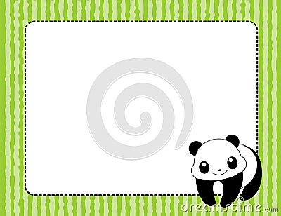 Panda Frame / Border Stock Photography - Image: 22690532