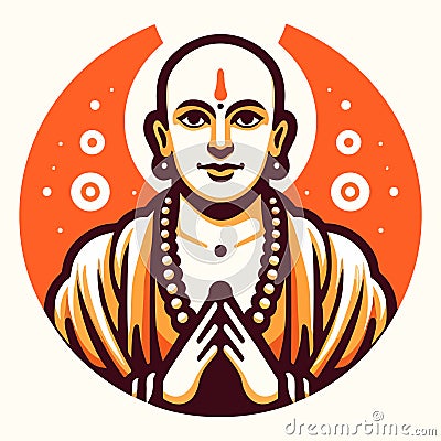 Mahavir Swami Jayanti Cartoon Vector | CartoonDealer.com #310061543