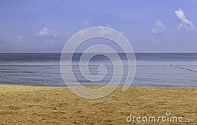 Clean Beaches, Sea Water And Blue Sky Royalty-Free Stock Photo ...