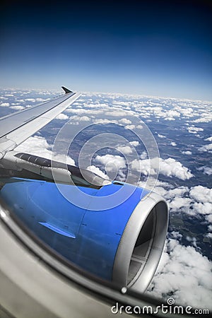 Panorama From Inside Airplane Royalty-Free Stock Photo | CartoonDealer ...