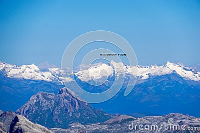 Panorama From Punta Rocca / 3265 M / Of The Marmolada Array Towards ...