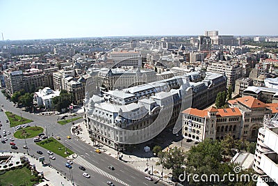 Panoramic View Of Bucharest (Romania) Editorial Stock Image - Image ...