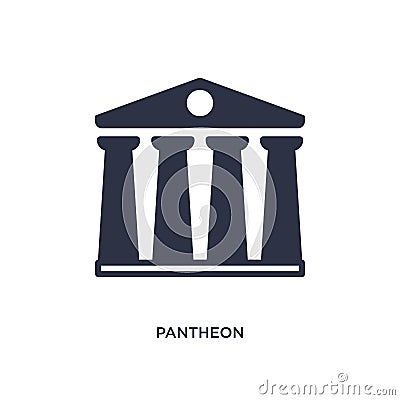 Pantheon Icon On White Background. Simple Element Illustration From ...