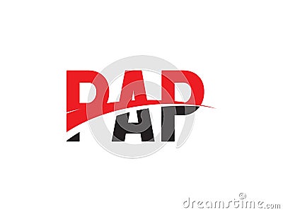 PAP Letter Initial Logo Design Vector Illustration | CartoonDealer.com ...