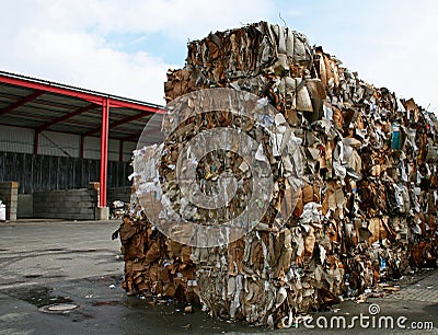 Baled Stacked Aluminum Cans Recycle Editorial Photo - Image of recycled ...