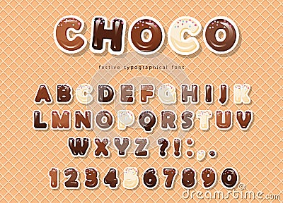 Paper Cut Out ABC Letters And Numbers, Made Of Different Kinds Of ...