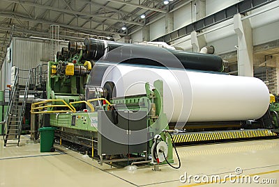 Paper Machine Stock Image - Image: 5871261