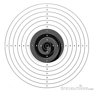 Paper Shooting Target Royalty Free Stock Image - Image: 21141806