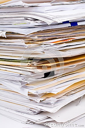 Paper Stack Royalty Free Stock Images - Image: 2256499