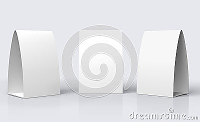 Paper Table Tent Stock Photo - Image: 26975520