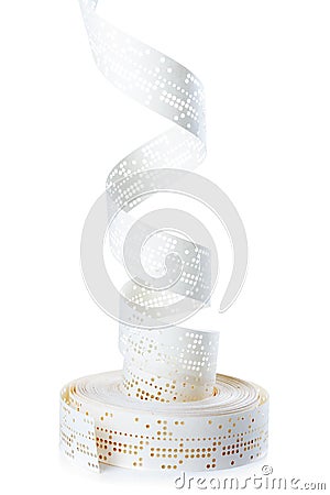 Paper Tape - Store Binary Information In The Older Computers Royalty ...