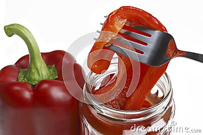 Paprika And Pickled Paprika. Stock Photography | CartoonDealer.com ...