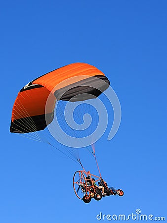 Parachute With Engine Stock Images - Image: 5994704