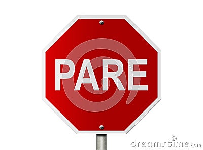 Pare Sign Stock Photo | CartoonDealer.com #26308692