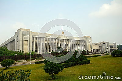 Parliament Building, Pyongyang, North-Korea Stock Photo - Image: 47973624