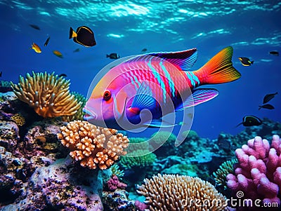 Parrotfish Royalty-Free Illustration | CartoonDealer.com #294983127