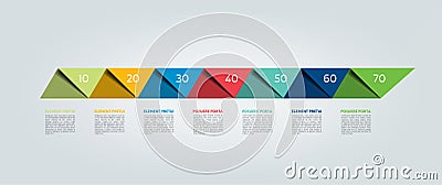 4 Part Chart, Scheme, Infographic Vector. Royalty-Free Cartoon ...