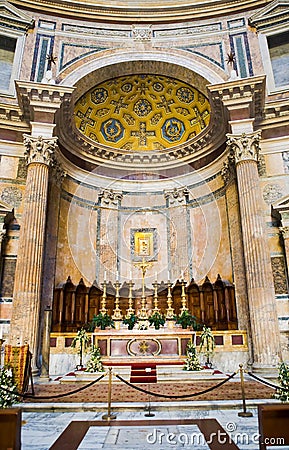 Parthenon Interior Royalty Free Stock Photos - Image: 7840448