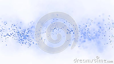 Particle Animation Under the Microscope. Stock Footage - Video of close ...