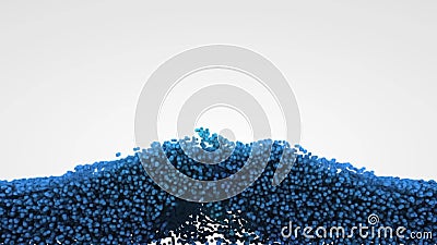 Particle-based 3D Fluid Simulation. Fluid Collision. Particle Flow. Particle-based 3D Fluid ...