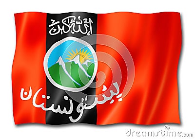 Pashtuns Ethnic Flag, Afghanistan And Pakistan Stock Illustration ...