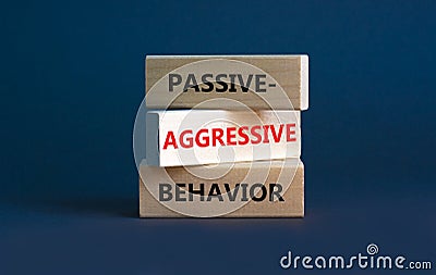 Passive-aggressive Behavior Symbol. Concept Words Passive-aggressive ...