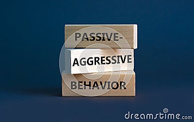 Passive-aggressive Behavior Symbol. Concept Words Passive-aggressive ...